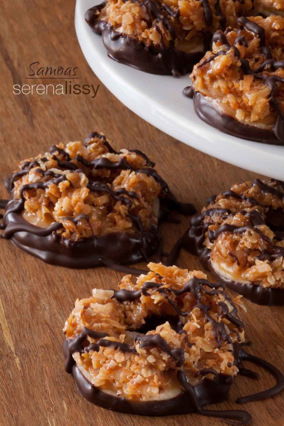 Make at Home Samoas - Homemade Samoas: Girl Scout Cookies - Serena Lissy