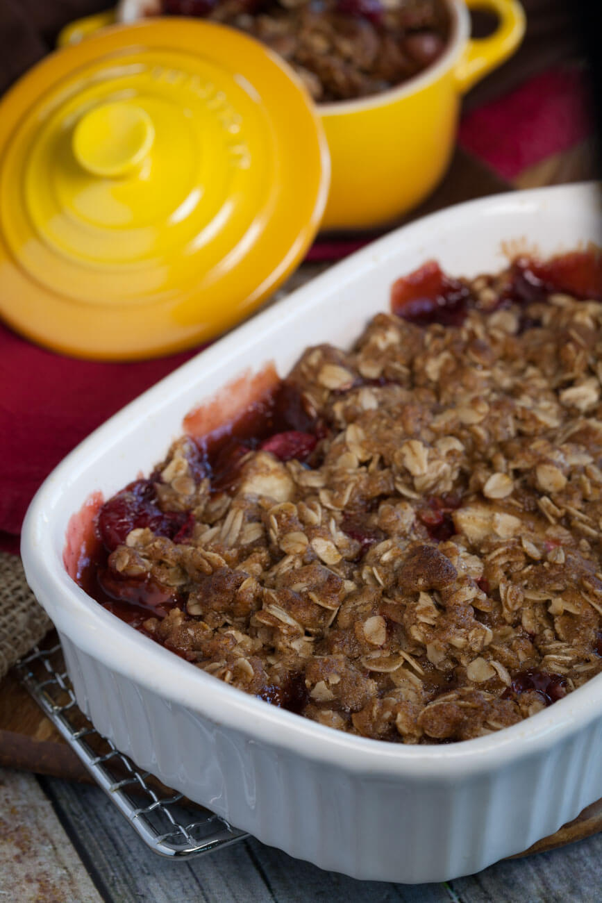 Easy holiday baking recipes: Cranberry Pear Spice Crisp